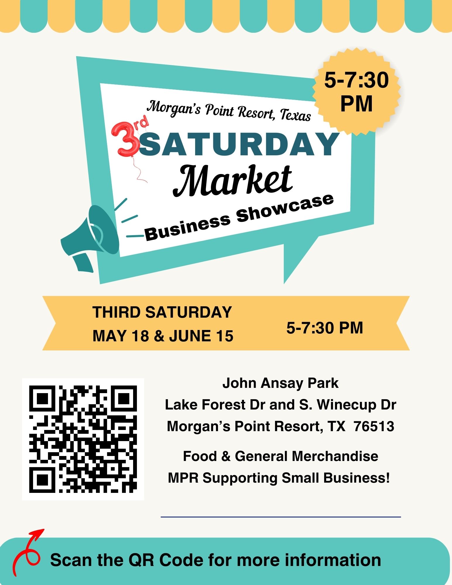 Third Saturday Market & Business Showcase | Discover Morgan's Point ...